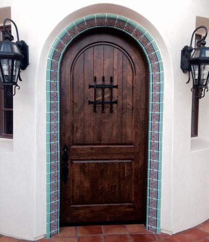 Decorating the Doorway with Mexican Ceramic Tiles – Custom Made Products