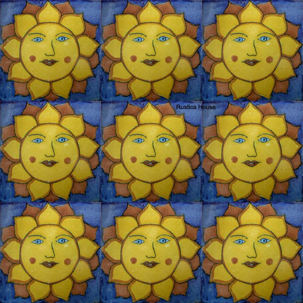 Contemporary Yellow Talavera Tile – Custom Made Products